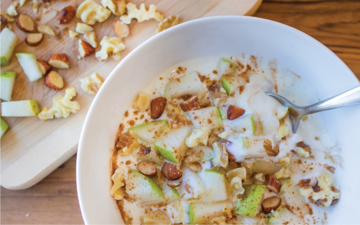 Crunchy Pear and Yogurt Bowl | Second Harvest of Silicon Valley